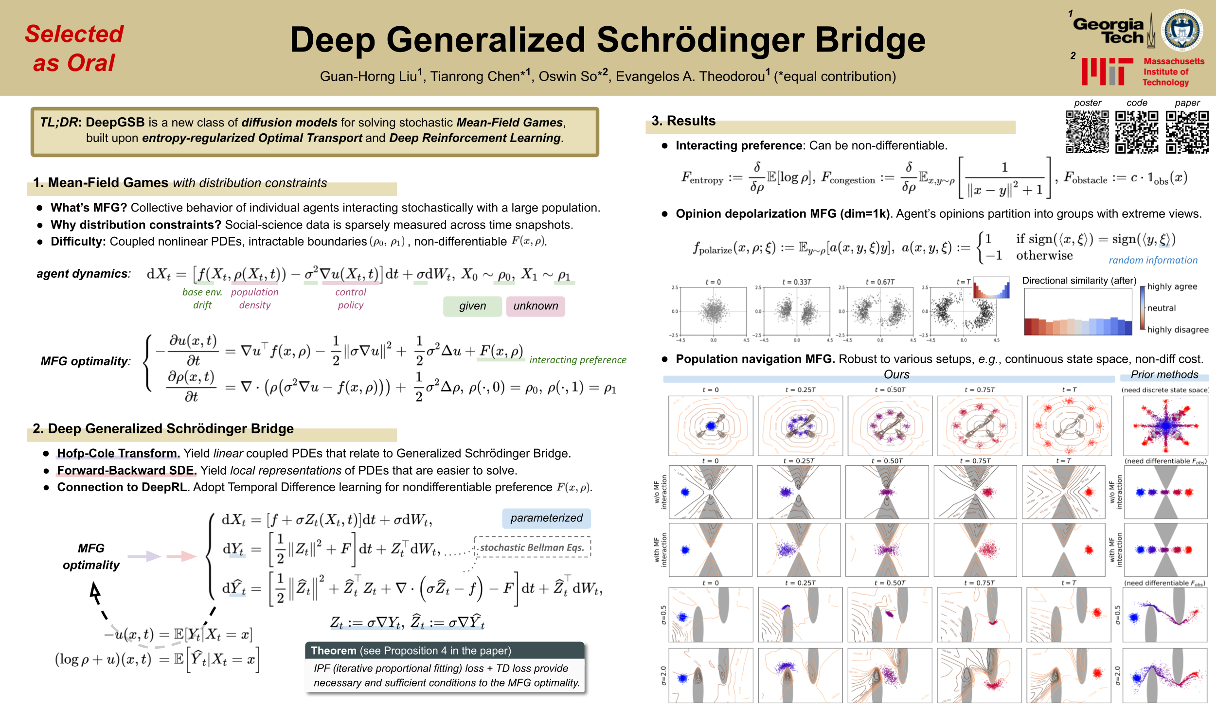 NeurIPS Poster Deep Generalized Schrödinger Bridge